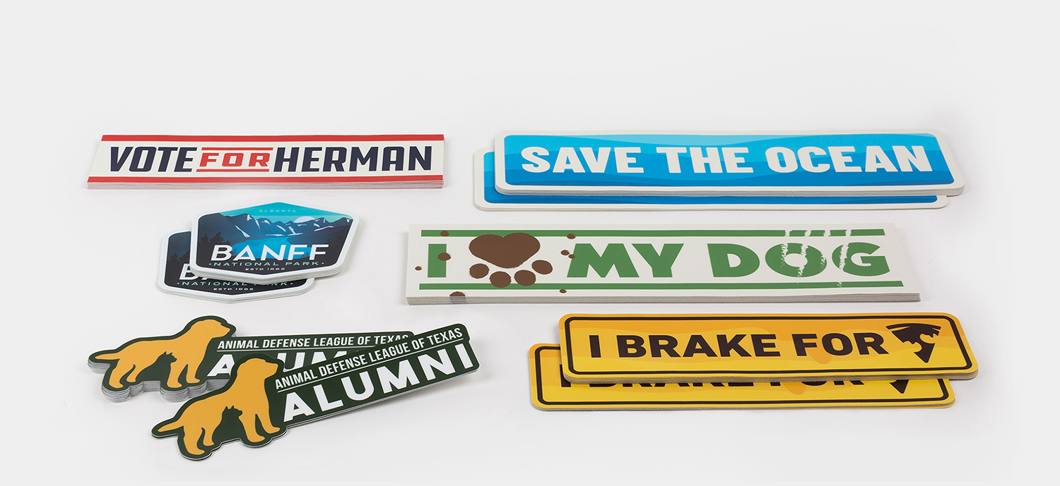 bumper pack stickers