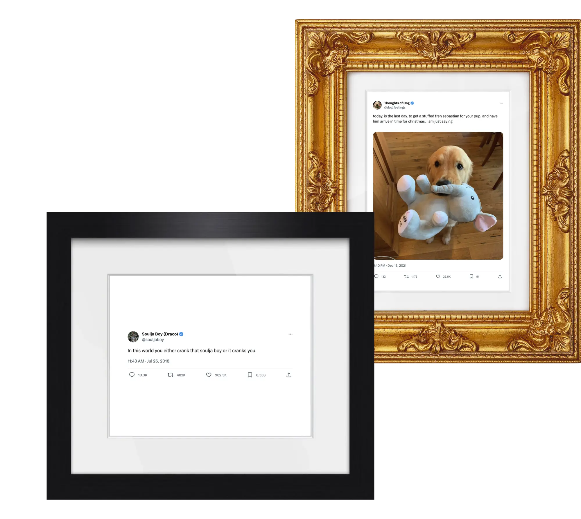 Framed posts | Quick free shipping | Sticker Mule